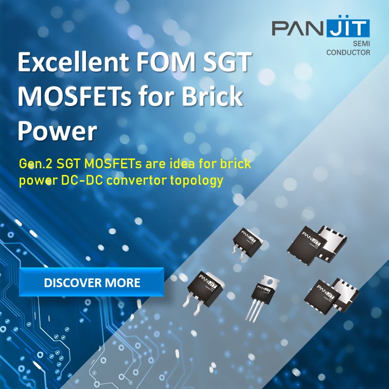 SGT MOSFETs for brick power - PANJIT International