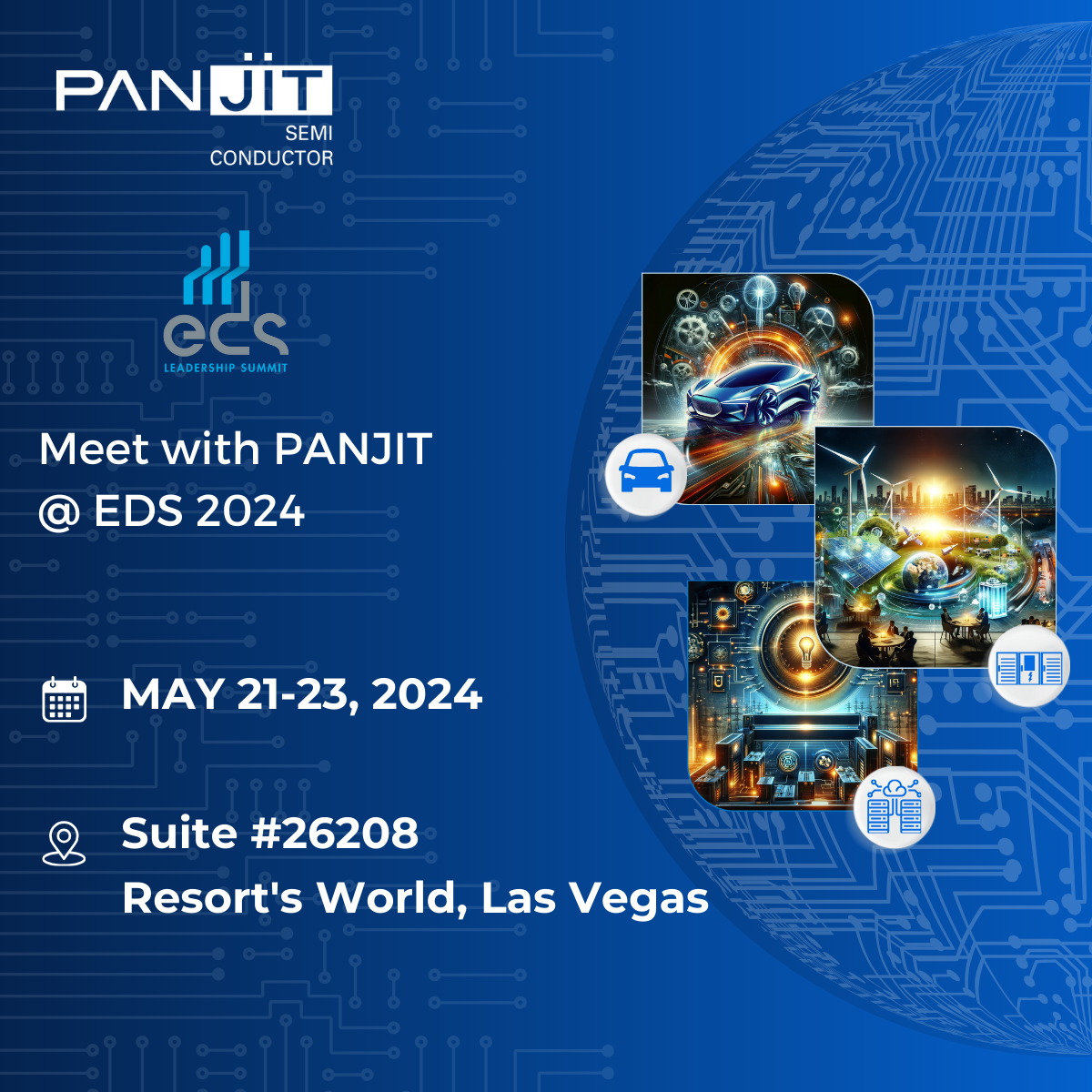 Join PANJIT at the 2024 EDS Leadership Summit in Las Vegas!